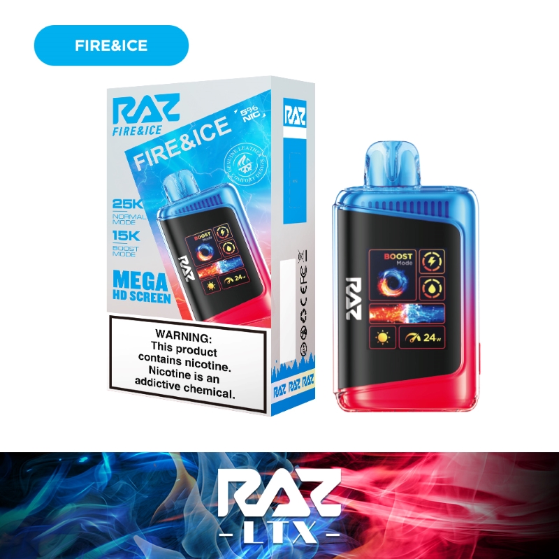 Fire & Ice RAZ LTX 25K Disposable Vape | Vapesourcing