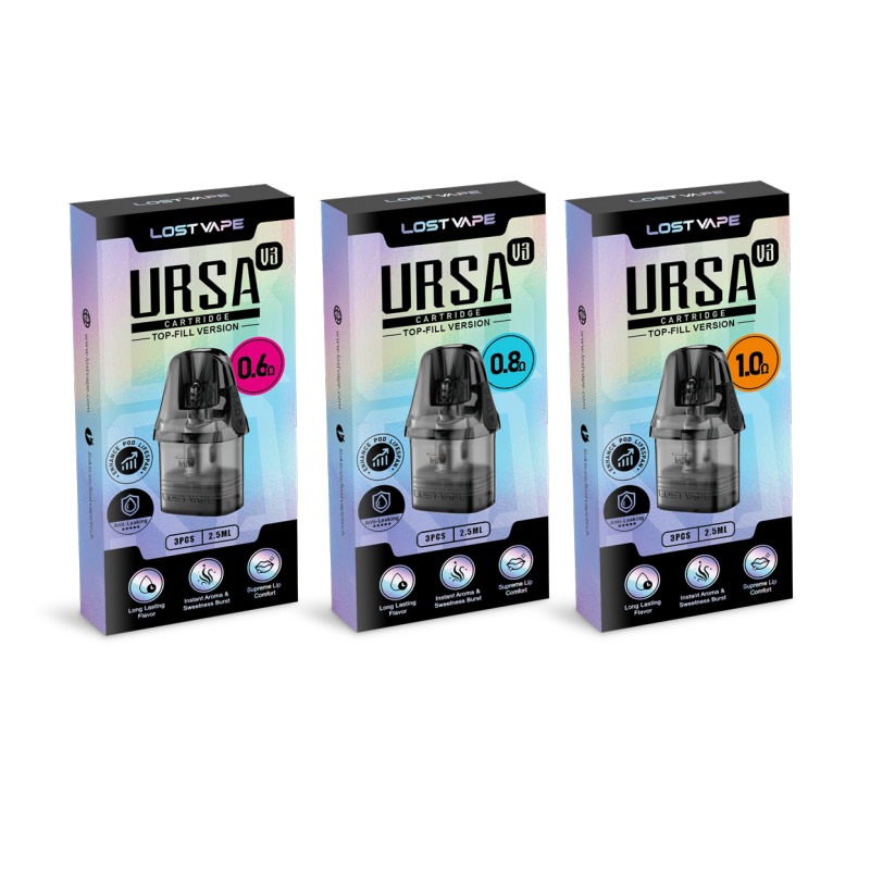 Lost Vape Ursa V3 Replacement Pod Cartridge (3pcs/pack) | Vapesourcing