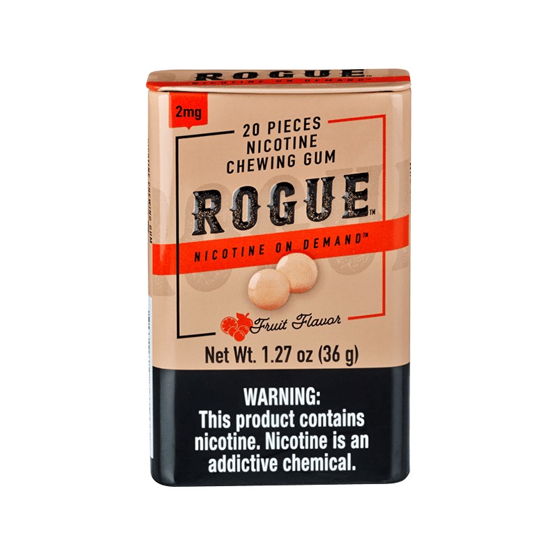 Rogue Fruit Flavor Nicotine Gum | Vapesourcing