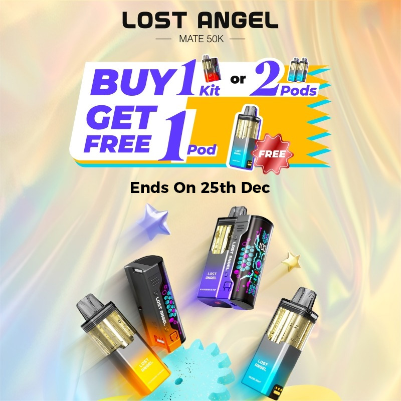 Lost Angel Mate 50K Disposable Vape 20ml 5% (50000 Puffs) | Vapesourcing